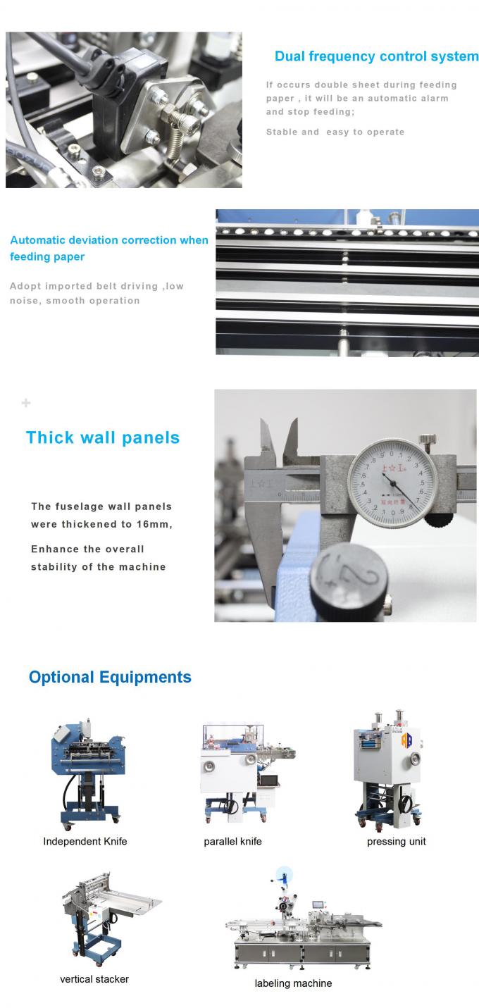 360mm A4 Paper Folding Equipment , Industrial Paper Folder With 12 ...