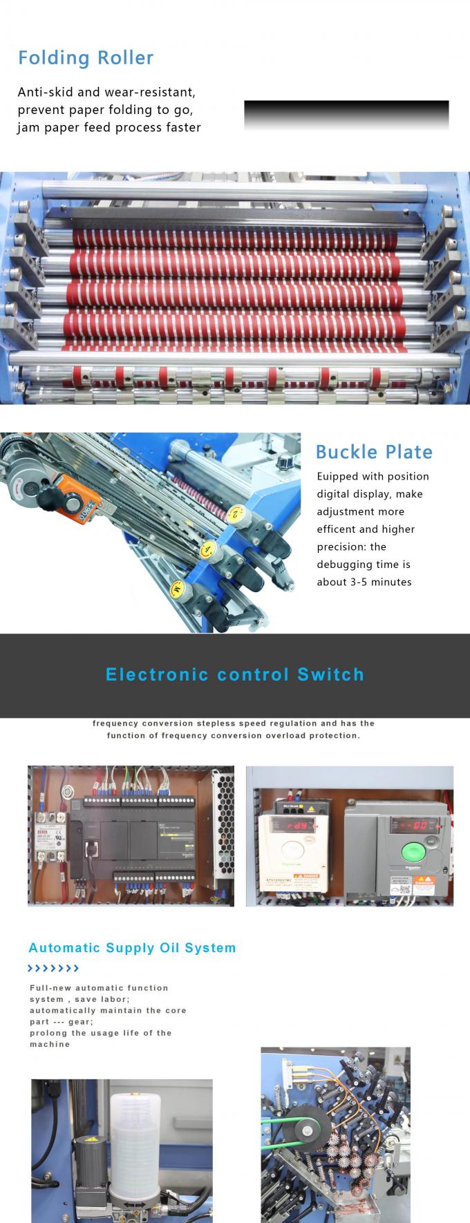 AOQI Pharmaceutical Leaflet Folding Machine Large Format With Automatic ...