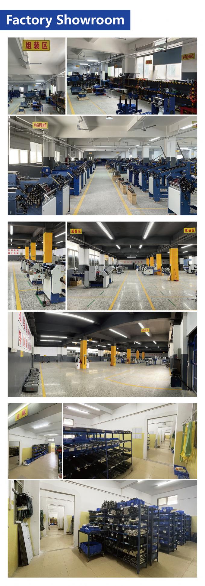 200m/Min Cross Fold Paper Folding Machine Leaflet Folding Equipment