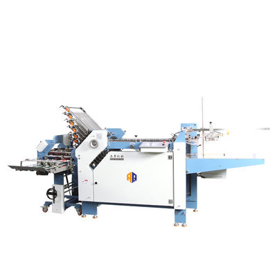 Cross Fold Industrial A4 Paper Folding Machine With 12 Buckle Plate