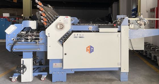 Industrial Automatic Electric Paper Folder 360mm Width Gear Driving