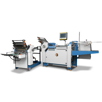 Commercial Inserting Cross Fold Paper Folding Machine For Print Paper ...