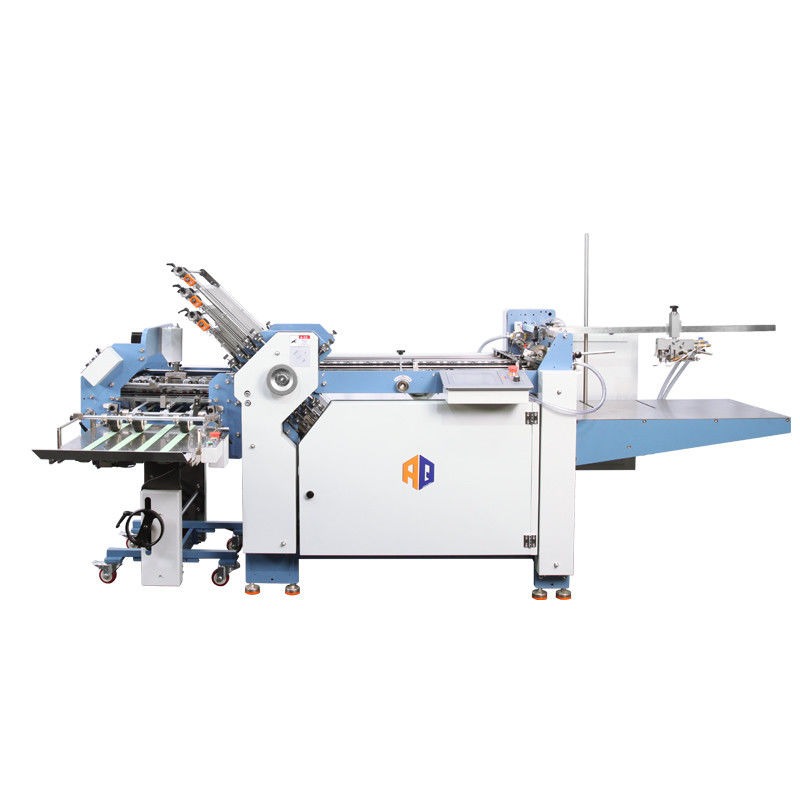 Automatic Brochure Paper Leaflet Folding Machine Paper Cross Folder ...