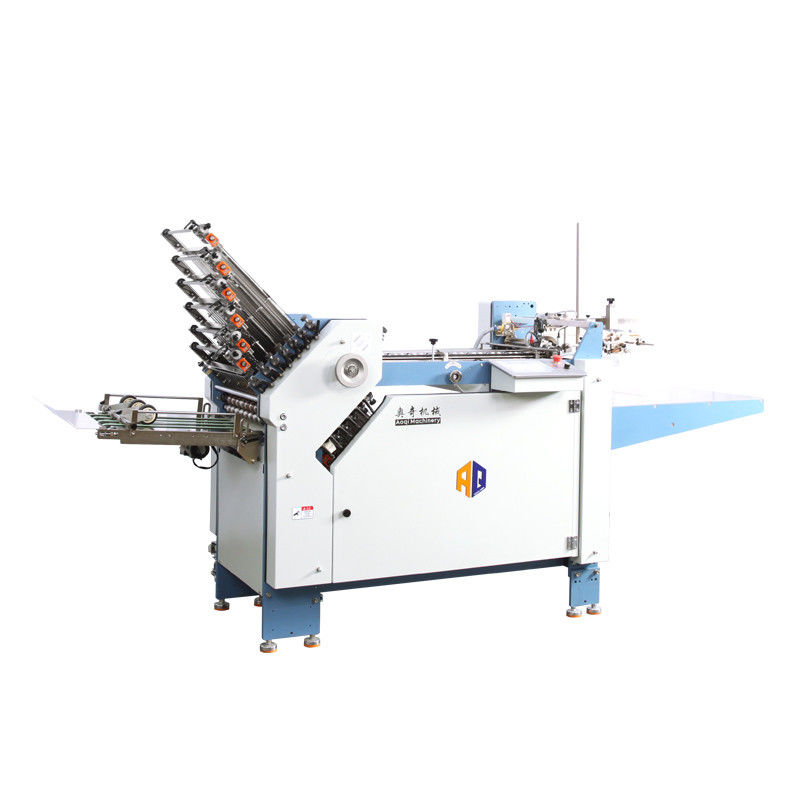 Industrial A3 Paper Folding Machine With Stacker Collecting Equipment