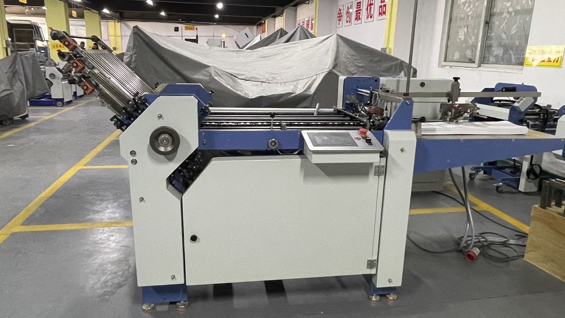 6 Buckle Plate Automatic Paper Folding Machine For Pharmaceutical ...