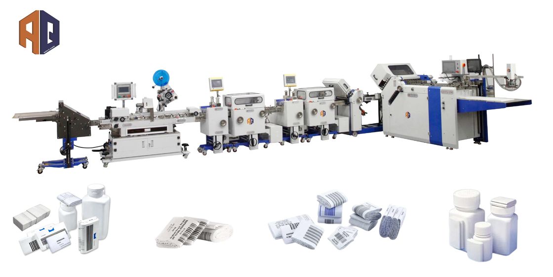 Easy Operating Large Format Pharmaceutical Leaflet Folding Machine ...