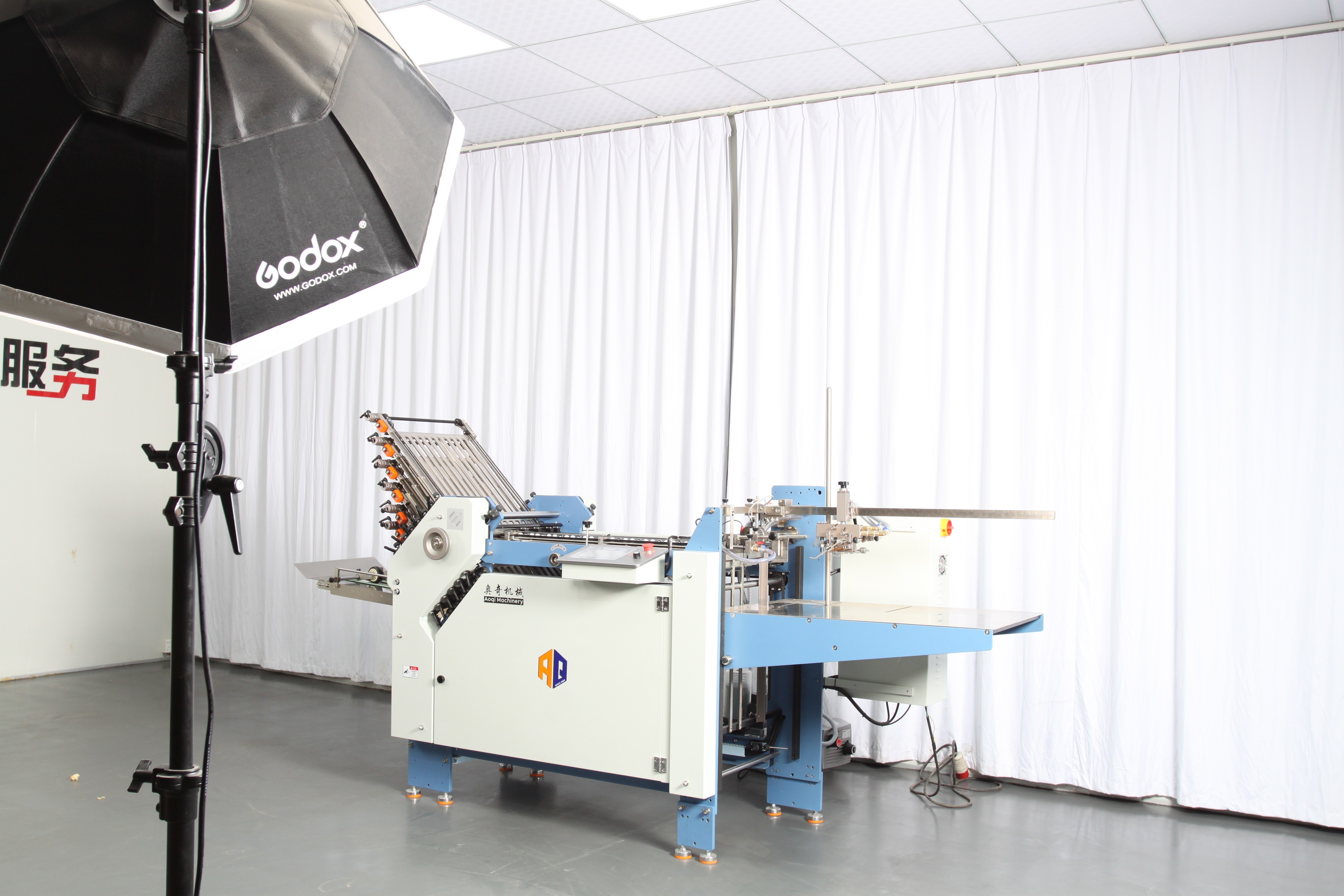 480mm Industrial A3 Paper Folding Machine With 12 Buckle Plate