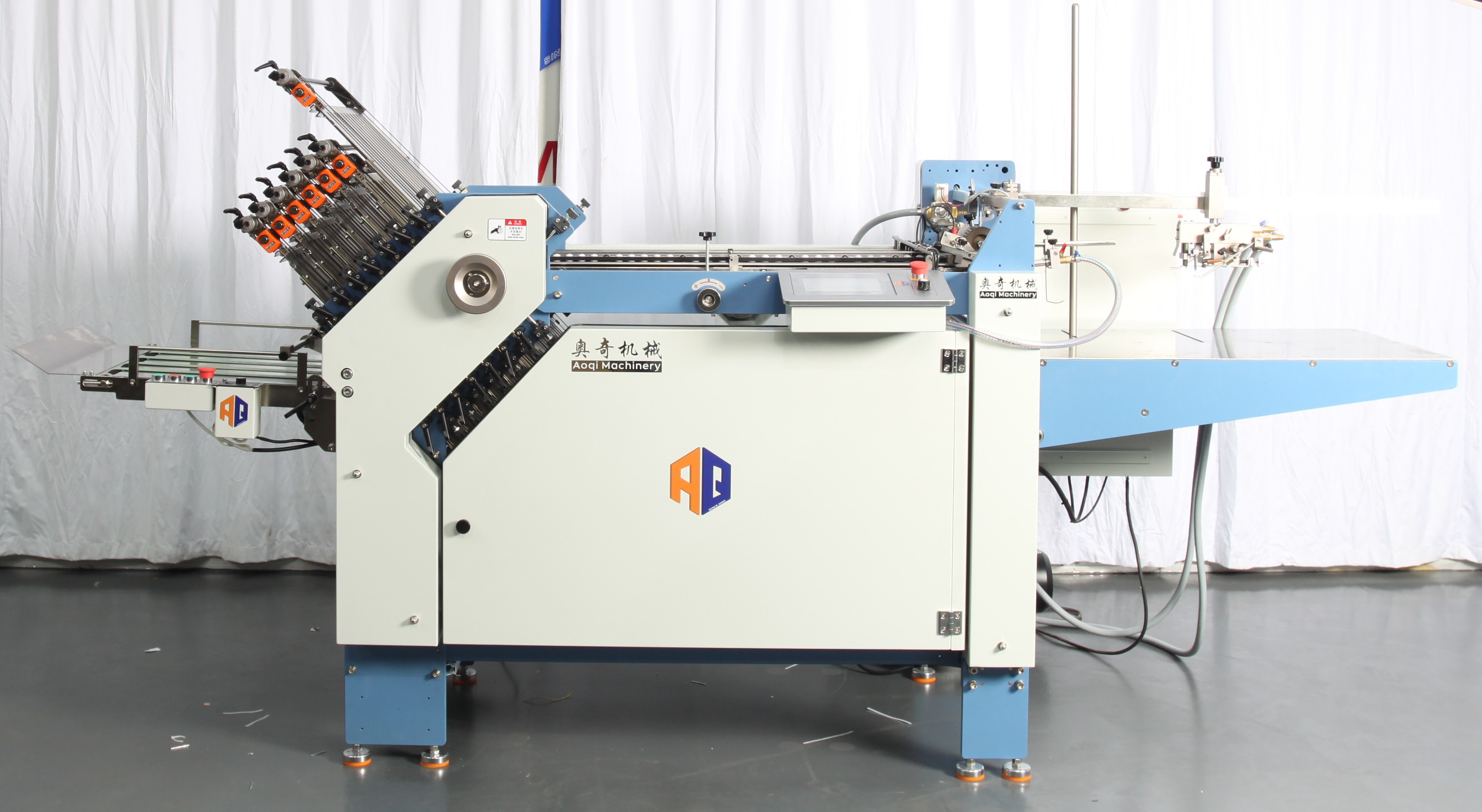 14 Buckle Plate Commercial Paper Folding Machine With Schnerder PLC ...