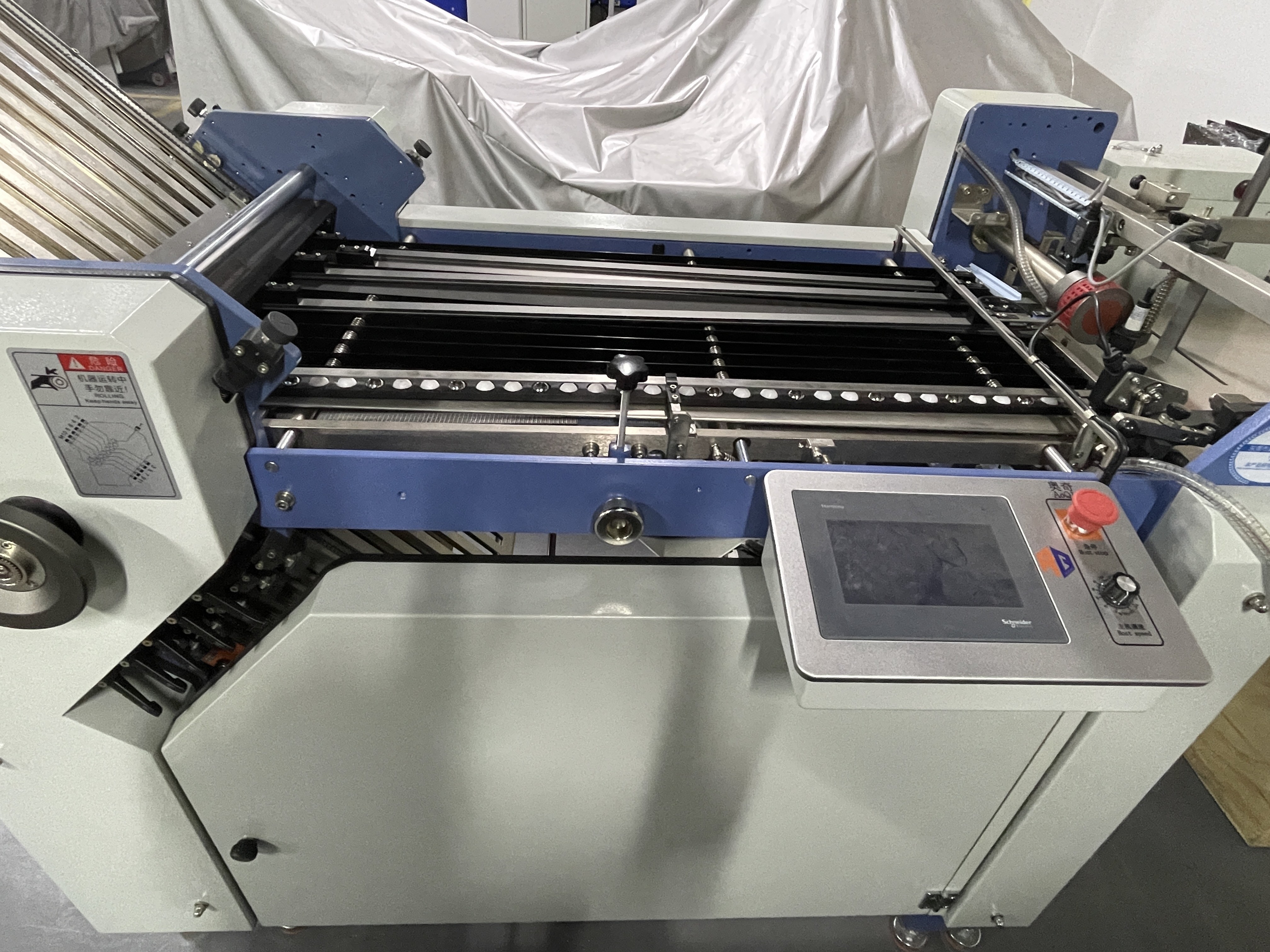 180m/Min Automatic Letter Folding Machine With 480mm Width 10 Buckle Plate