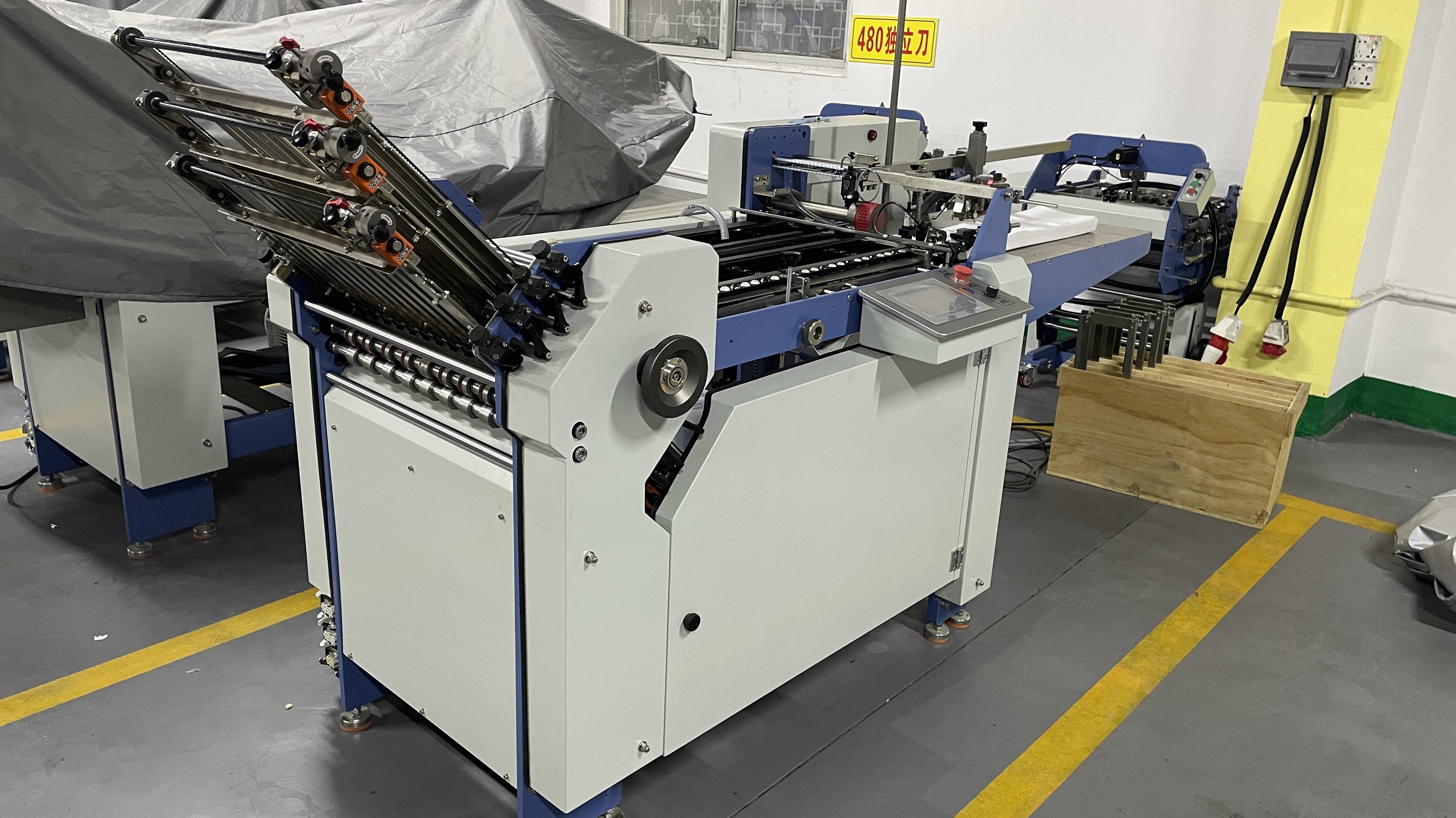 Industrial Automatic A3 Paper Fold Machine For Booklet Pharmaceutical ...