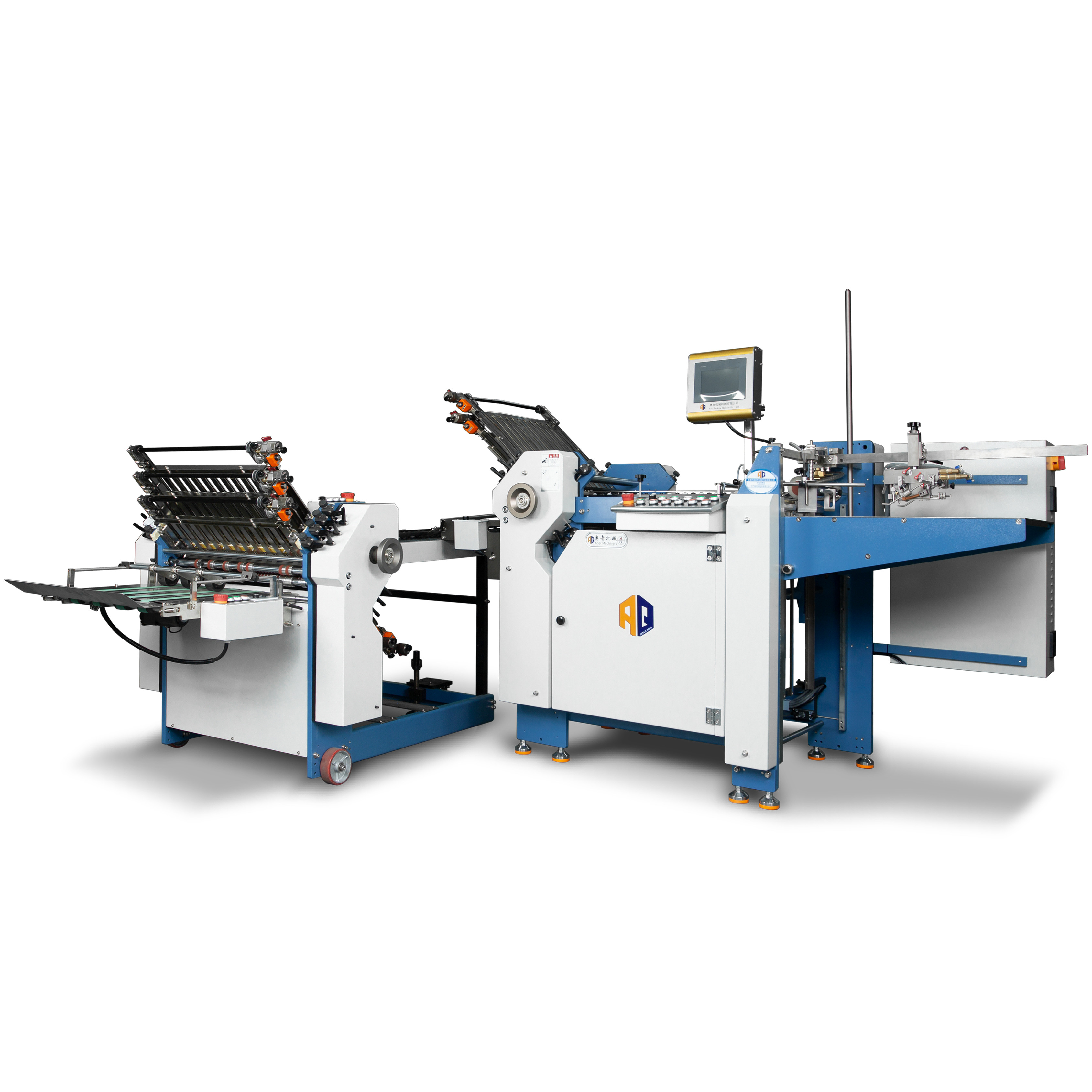 A3 Leaflets Inserts Paper Binding And Folding Machine Manual For Pharma industry