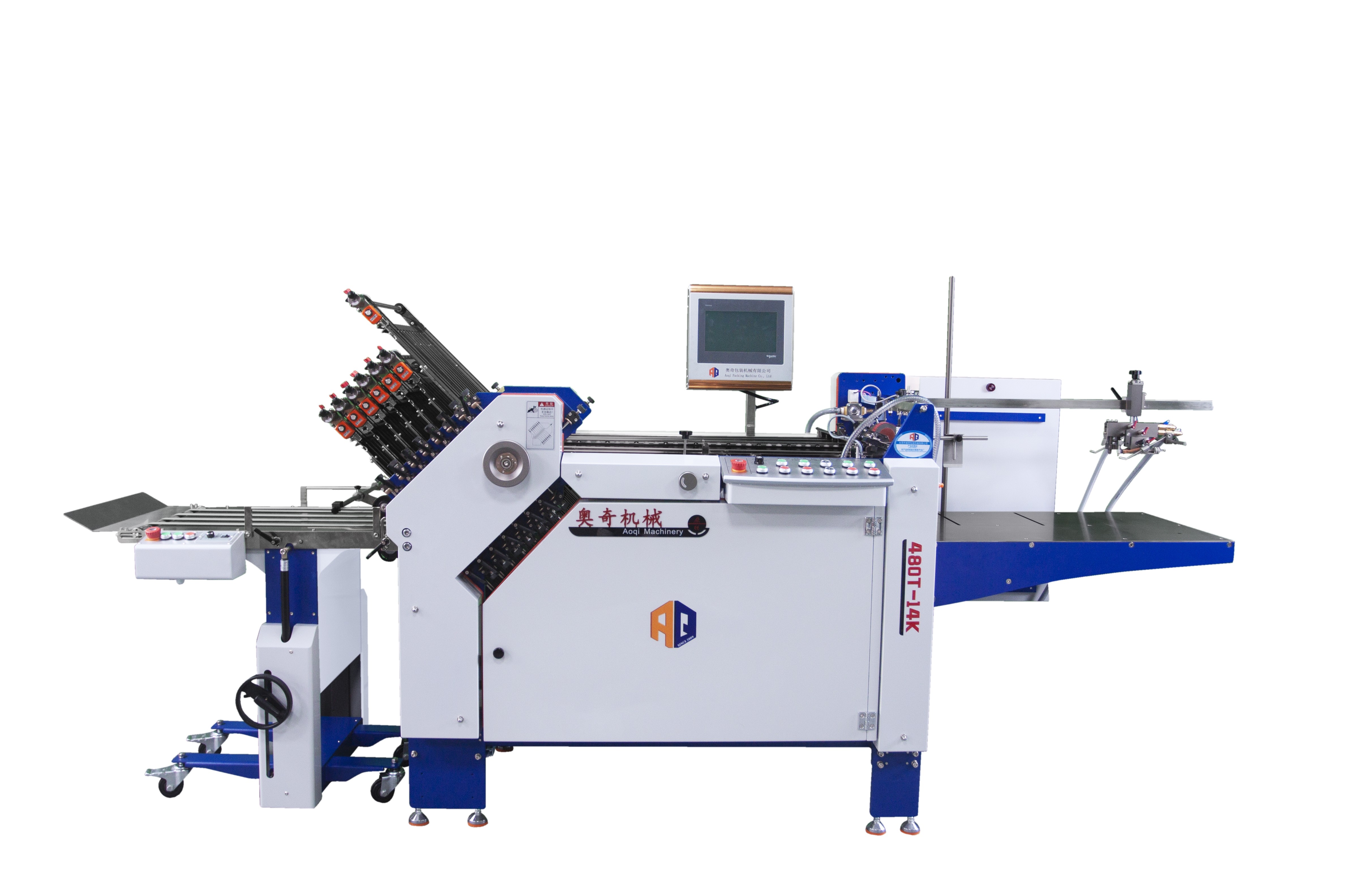 A4 Paper Folding Machine With 14 Pockets Folding Leaflet Manual Machine ...