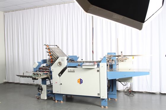 High Speed A4 Paper Folding Machine With 12 Buckle Plate And Knife Folder