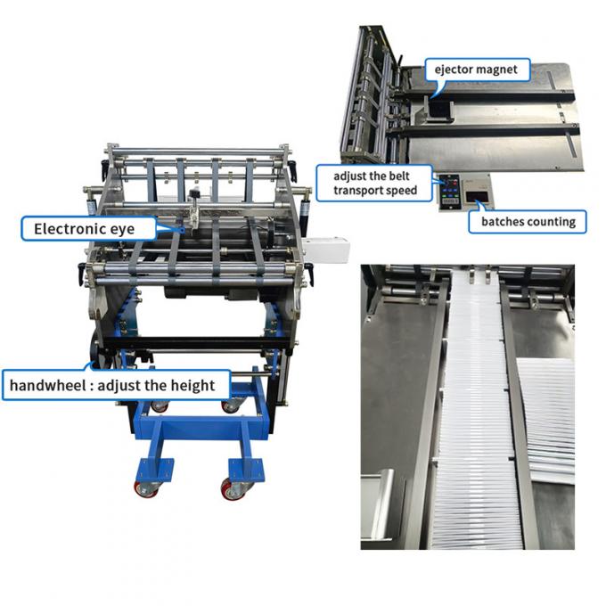 Industrial Vertical Stacker Height Adjustable With Ejector Magnet